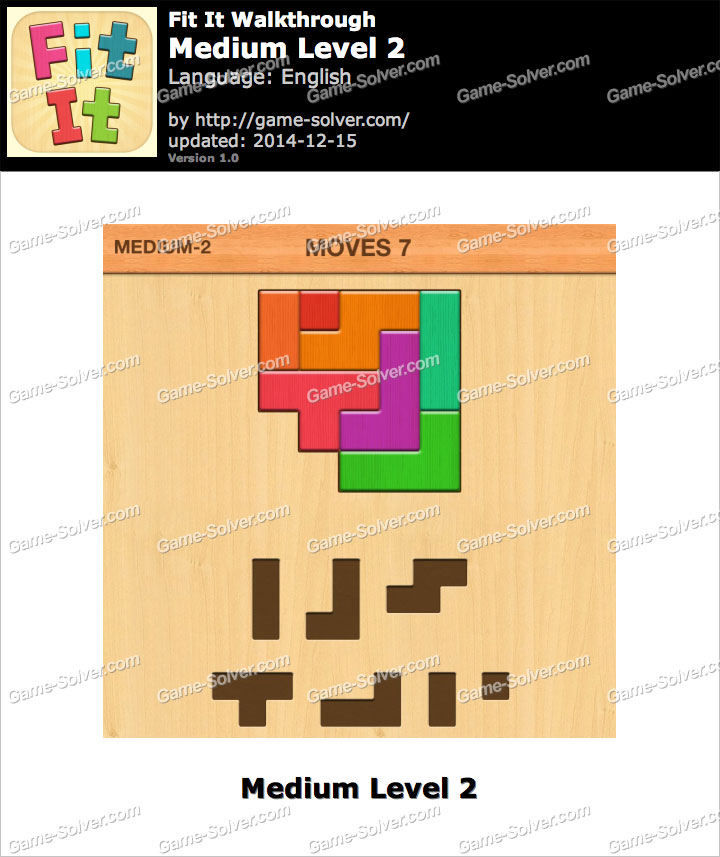 Fit It Medium Level 2 • Game Solver