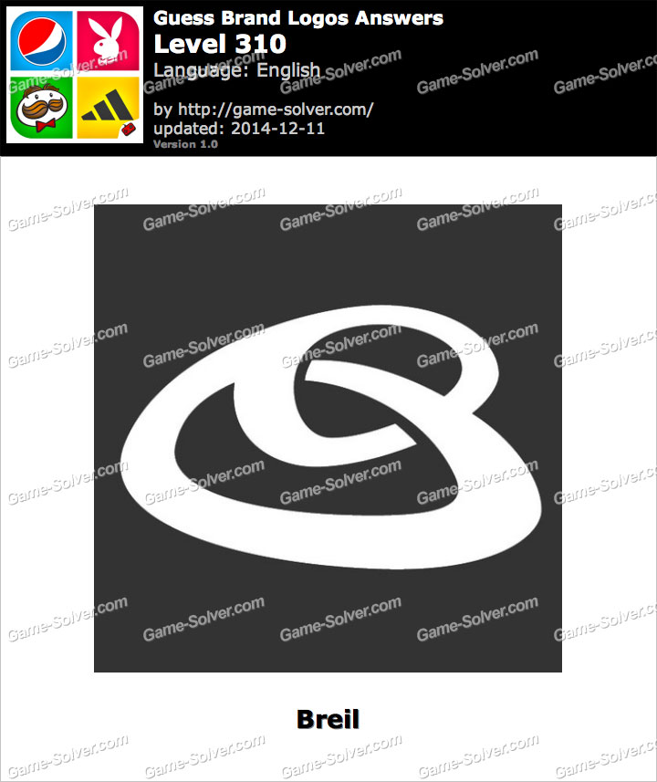 Guess Brand Logos Level 310 • Game Solver