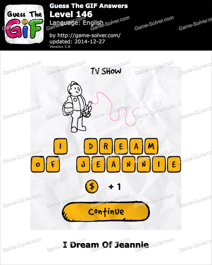 Guess The GIF Level 146 • Game Solver