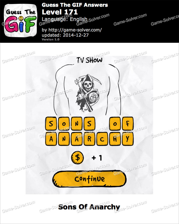 Guess The GIF Level 171 • Game Solver