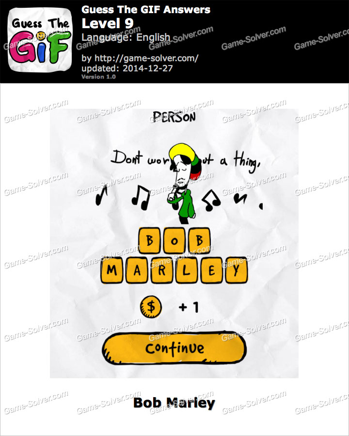 Guess The GIF Level 9 • Game Solver