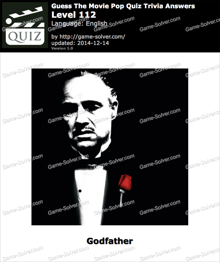 Guess The Movie Pop Quiz Trivia Level 112 • Game Solver