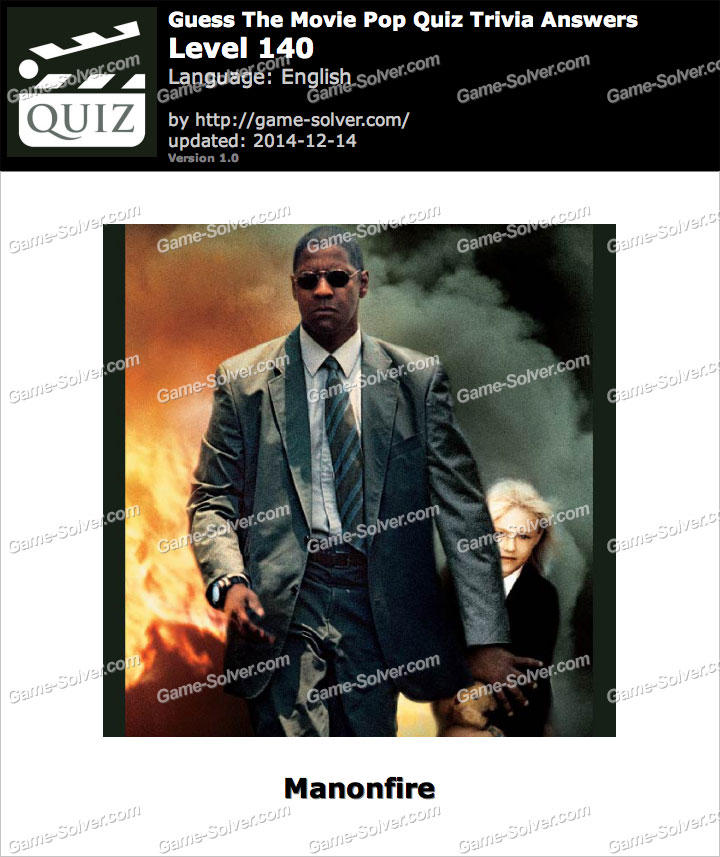 Guess The Movie Pop Quiz Trivia Level 140 • Game Solver