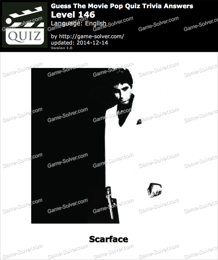 Guess The Movie Pop Quiz Trivia Level 146 • Game Solver