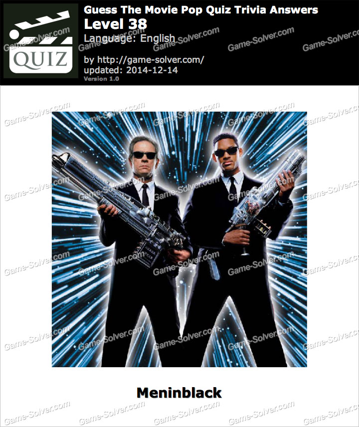 Guess The Movie Pop Quiz Trivia Level 38 • Game Solver