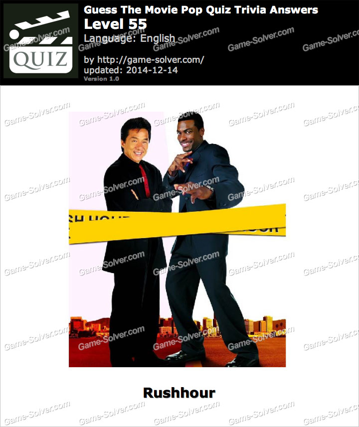 Guess The Movie Pop Quiz Trivia Level 55 • Game Solver