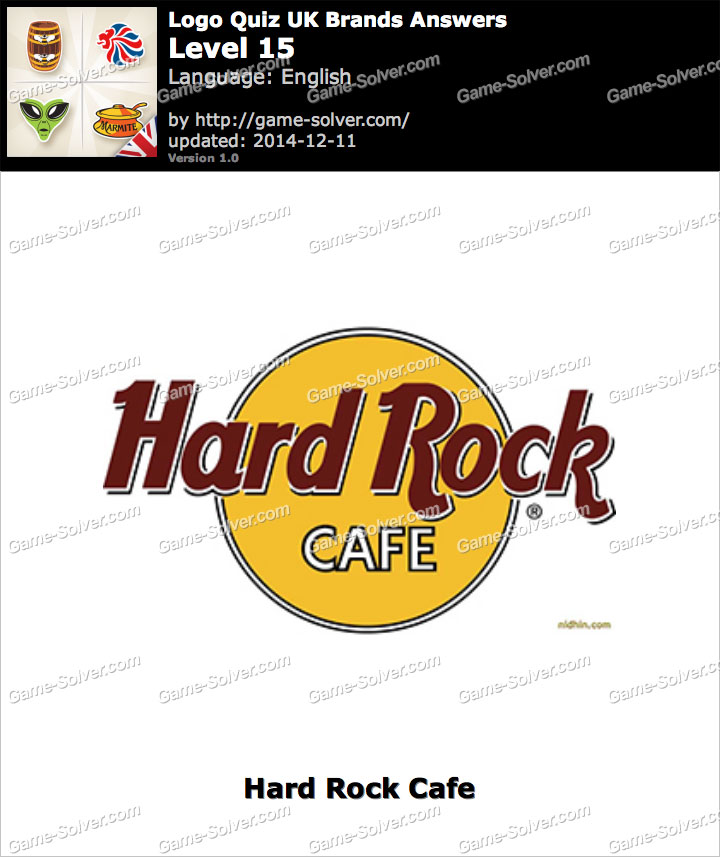 Logo Quiz UK Brands Level 15 • Game Solver