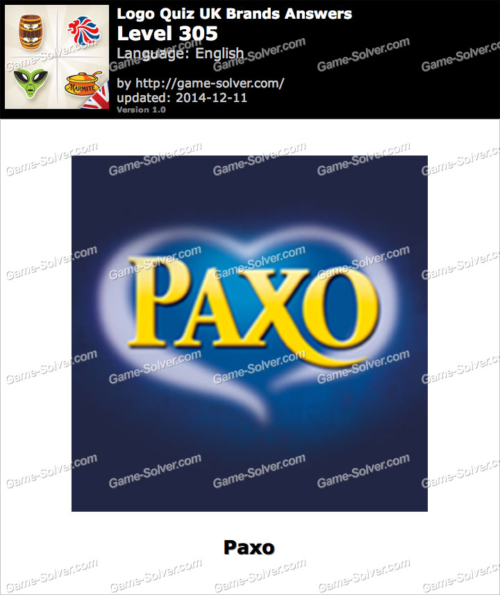 Logo Quiz UK Brands Level 305 • Game Solver