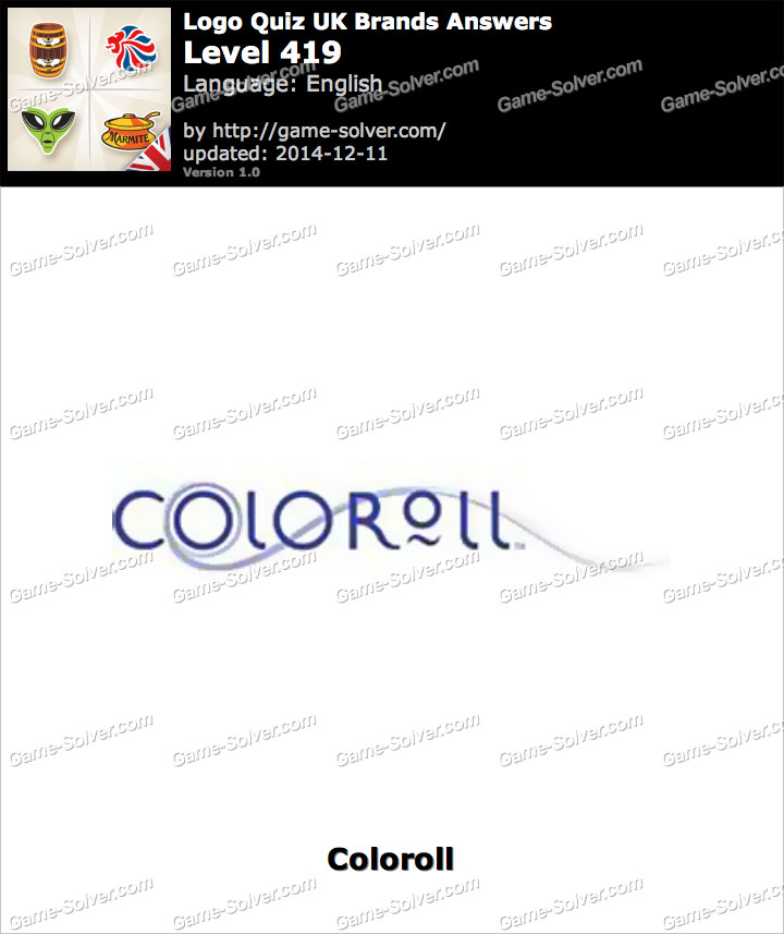 Logo Quiz UK Brands Level 419 • Game Solver