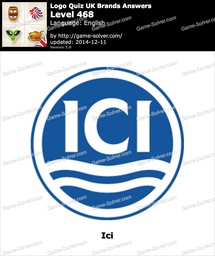 Logo Quiz UK Brands Level 468 • Game Solver