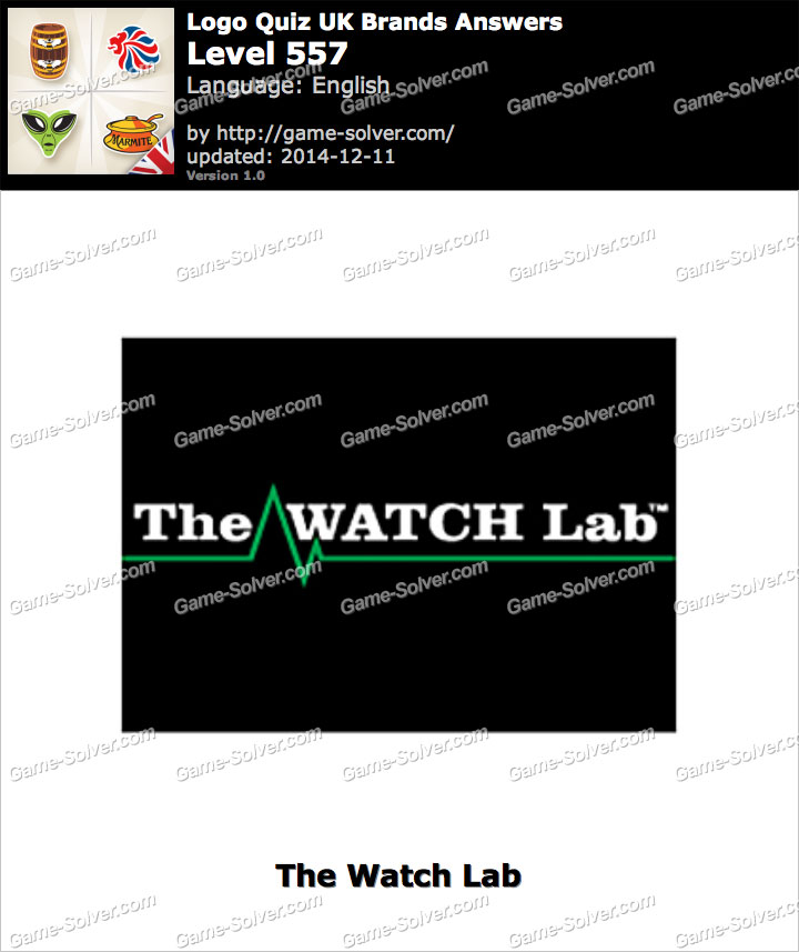 Logo Quiz UK Brands Level 557 • Game Solver