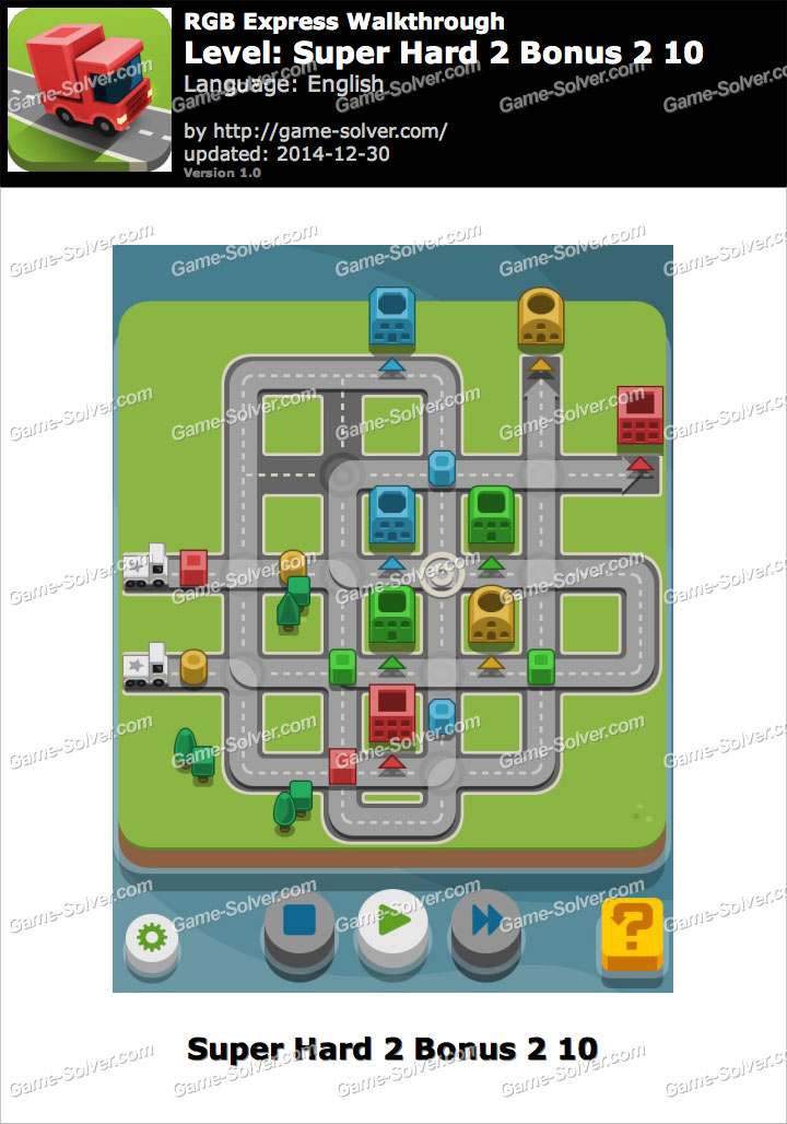 RGB Express Super Hard 2 Bonus 2 10 • Game Solver