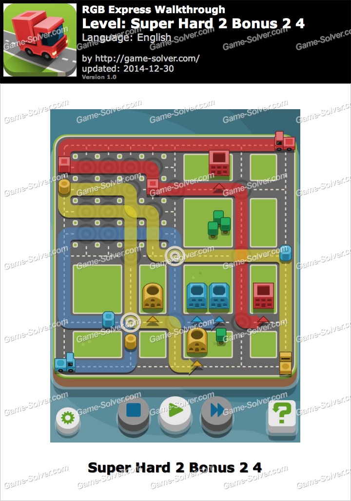 RGB Express Super Hard 2 Bonus 2 4 • Game Solver