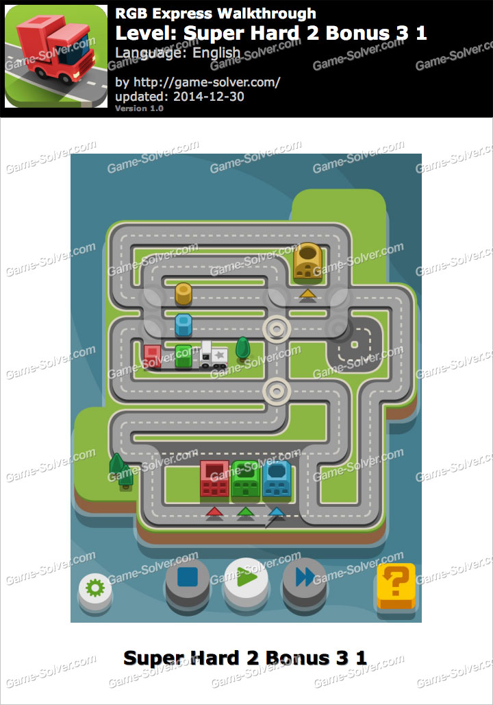 RGB Express Super Hard 2 Bonus 3 1 • Game Solver