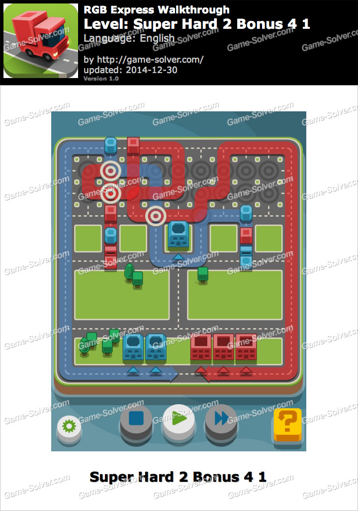 RGB Express Super Hard 2 Bonus 4 1 • Game Solver