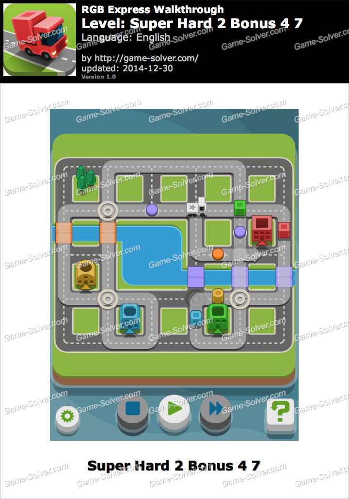 RGB Express Super Hard 2 Bonus 4 7 • Game Solver