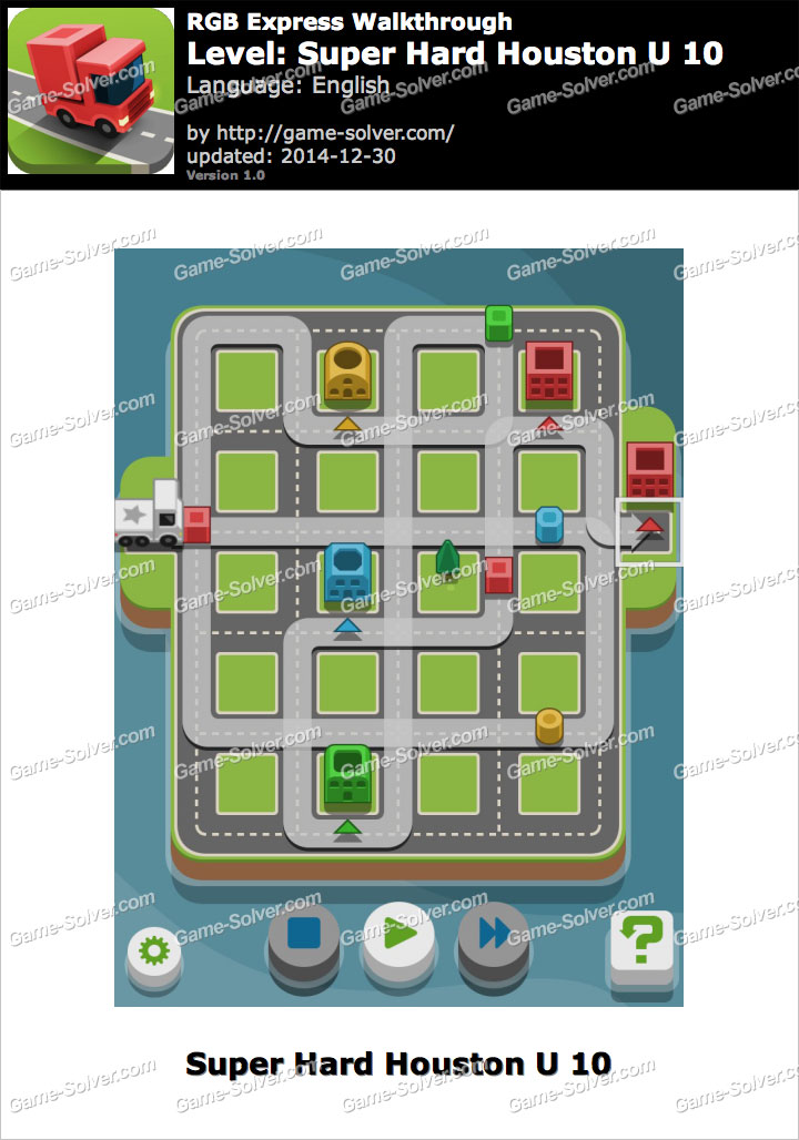 RGB Express Super Hard Houston U 10 • Game Solver