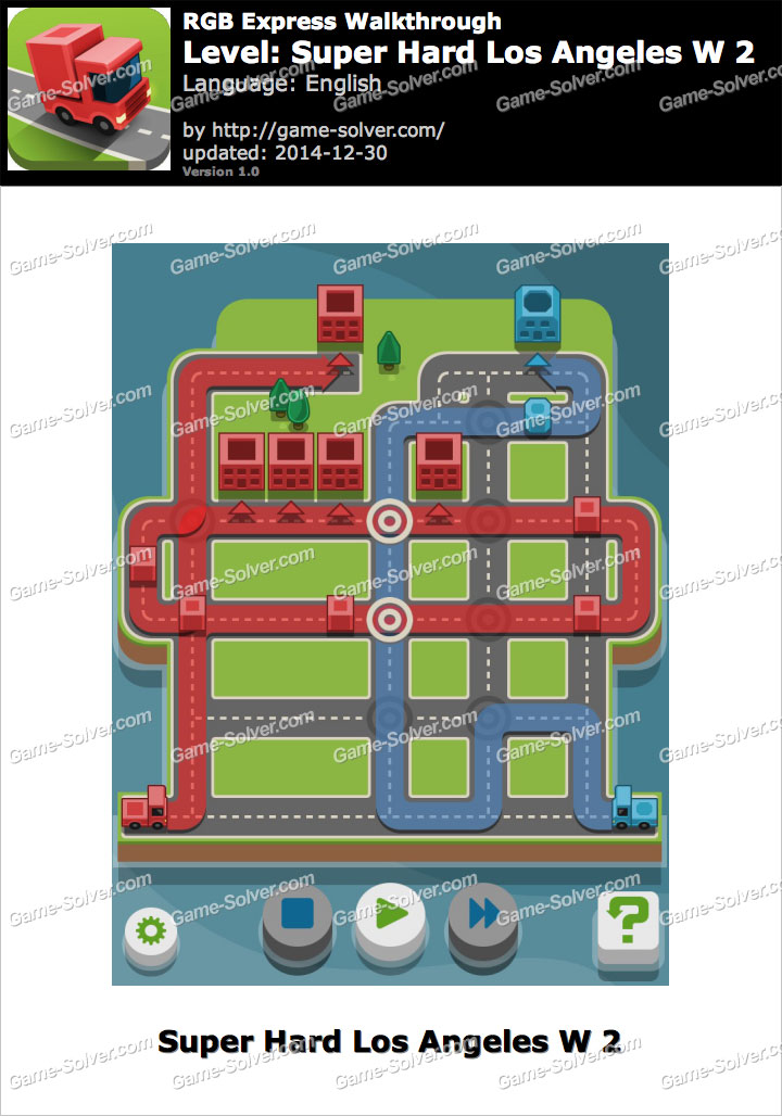 RGB Express Super Hard Los Angeles W 2 • Game Solver