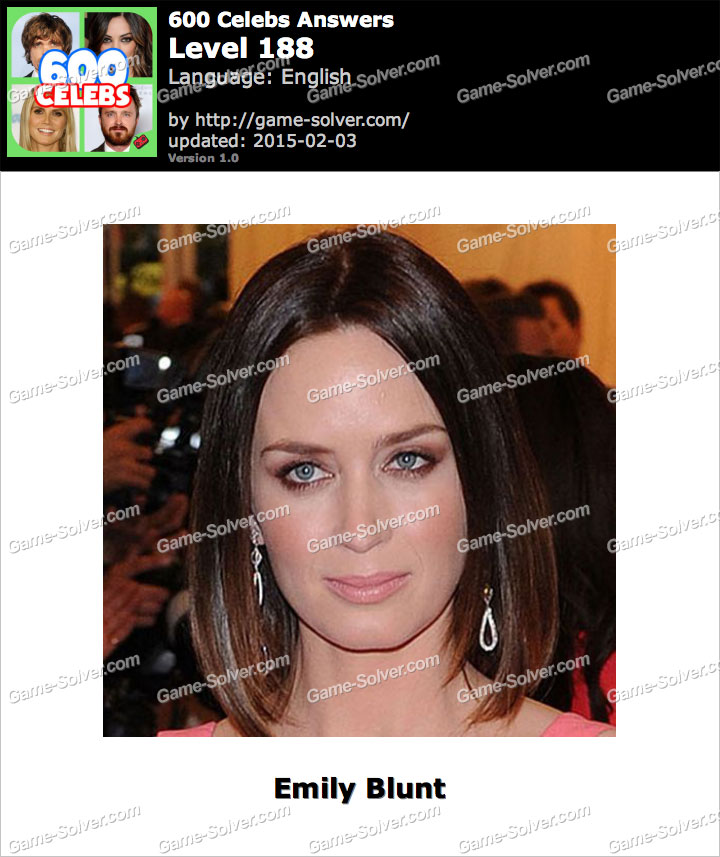 600 Celebs Level 188 • Game Solver