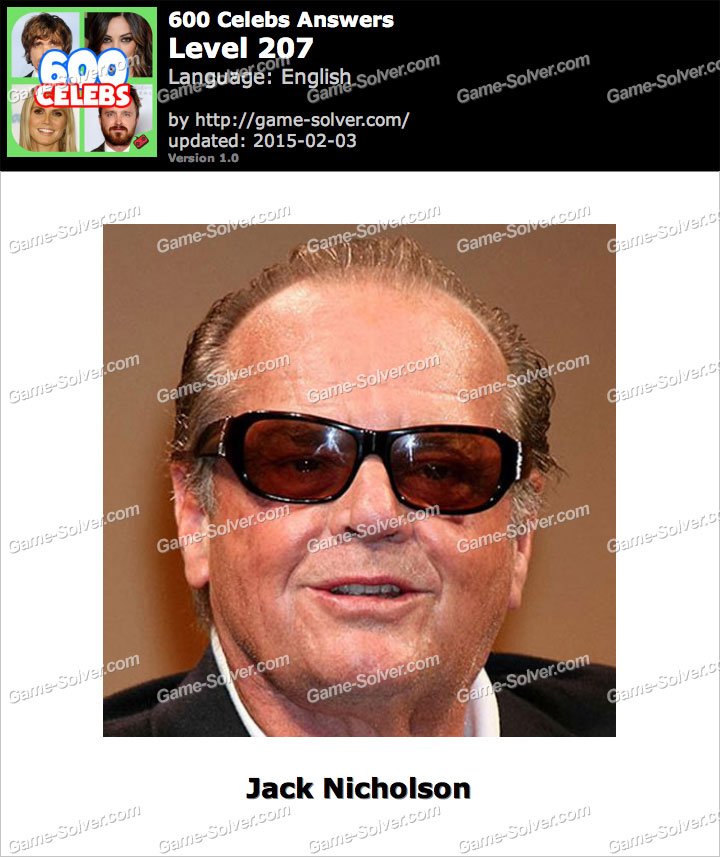 600 Celebs Level 207 • Game Solver