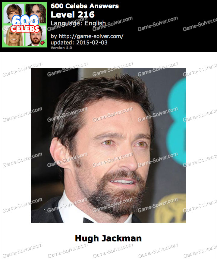 600 Celebs Level 216 • Game Solver