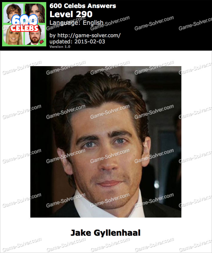 600 Celebs Level 290 • Game Solver