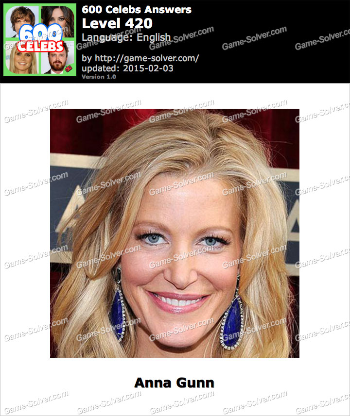 600 Celebs Level 420 • Game Solver