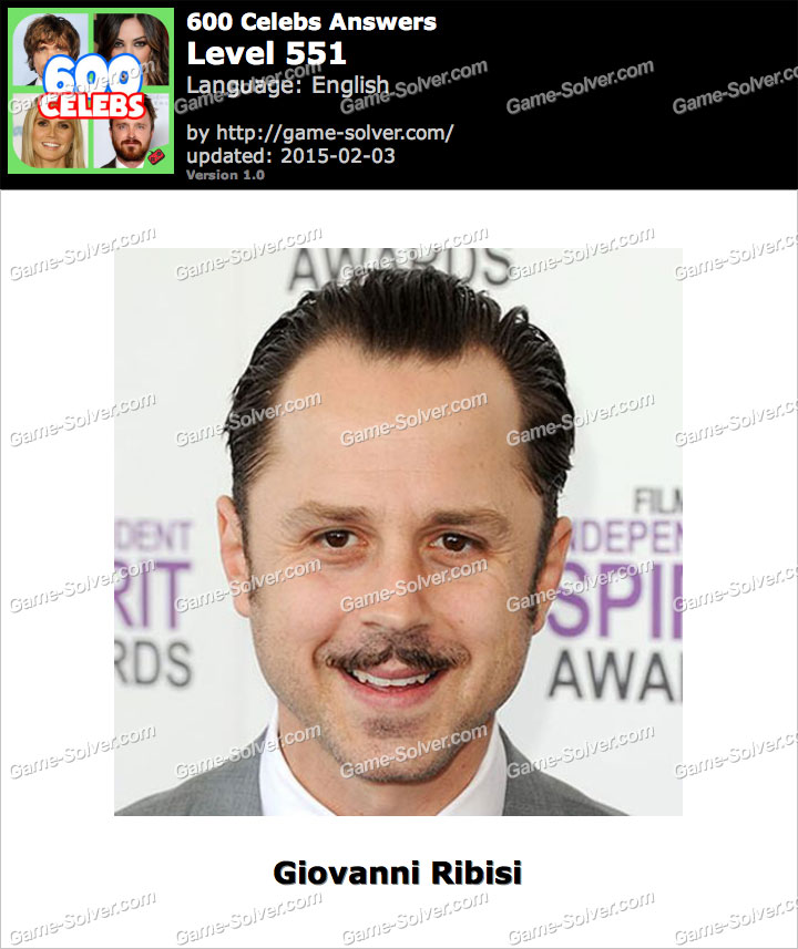 600 Celebs Level 551 • Game Solver