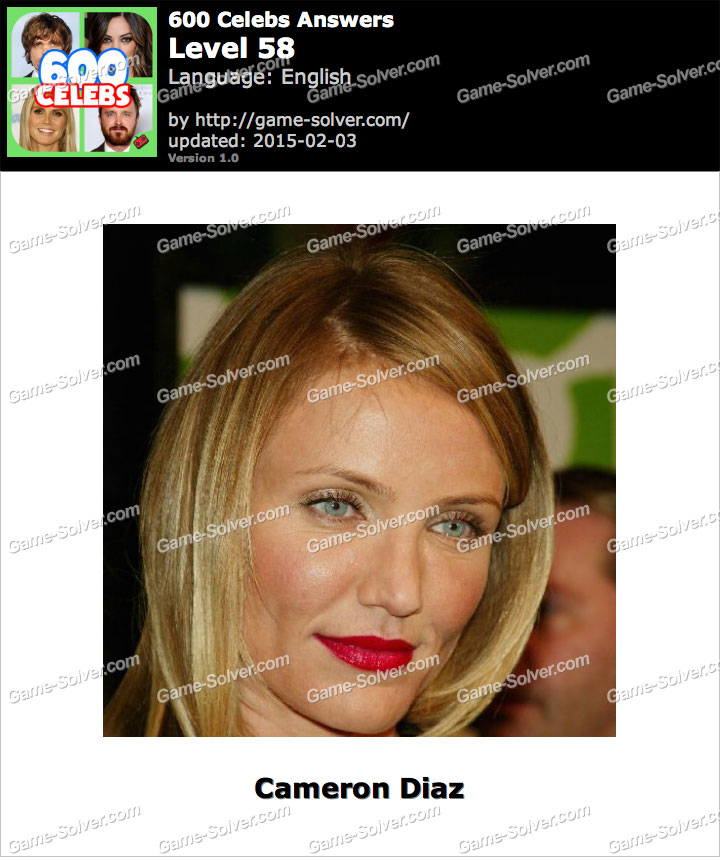 600 Celebs Level 58 • Game Solver