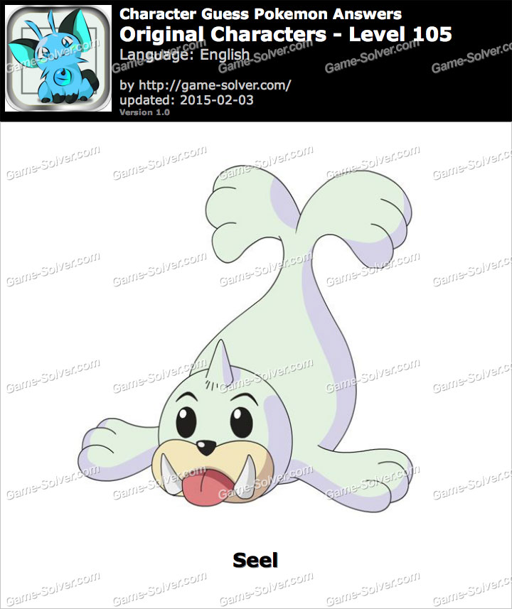 Original Character Level 105 • Game Solver