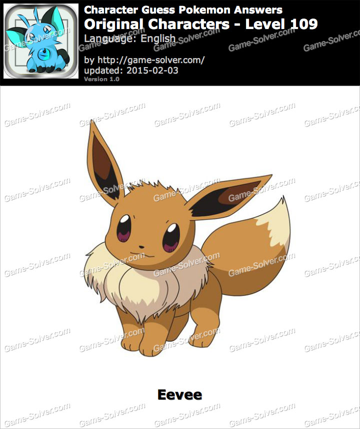 Original Character Level 109 • Game Solver