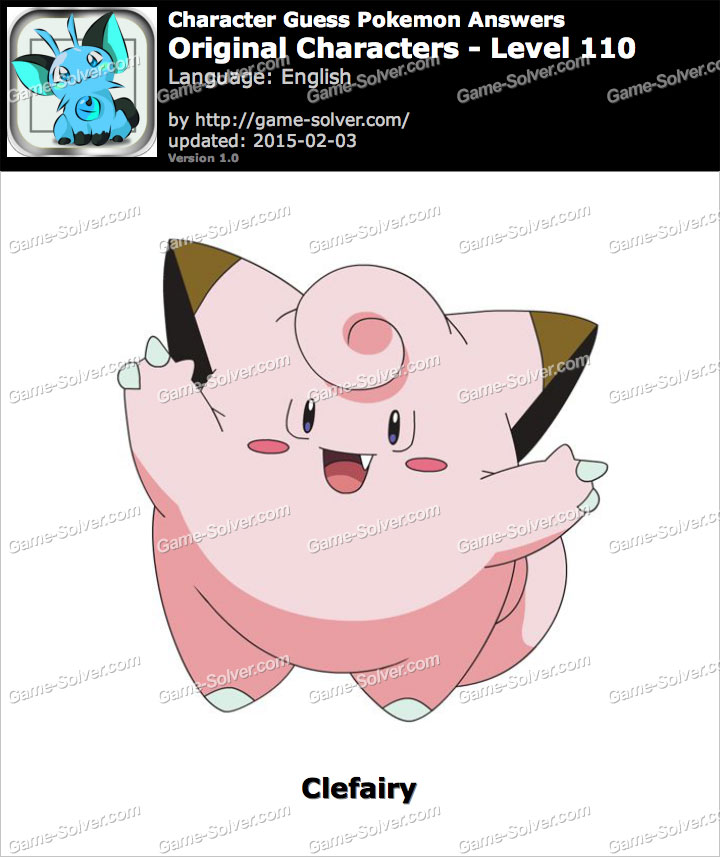 Original Character Level 110 • Game Solver