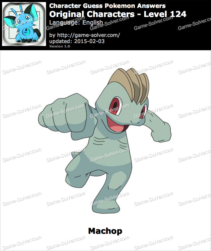 Original Character Level 124 • Game Solver