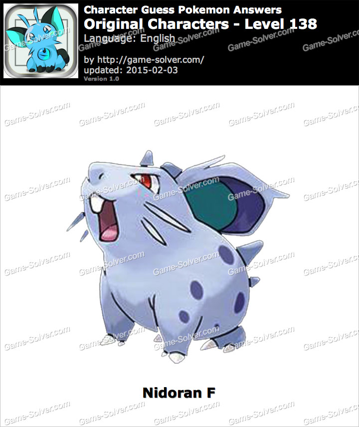 Original Character Level 138 • Game Solver