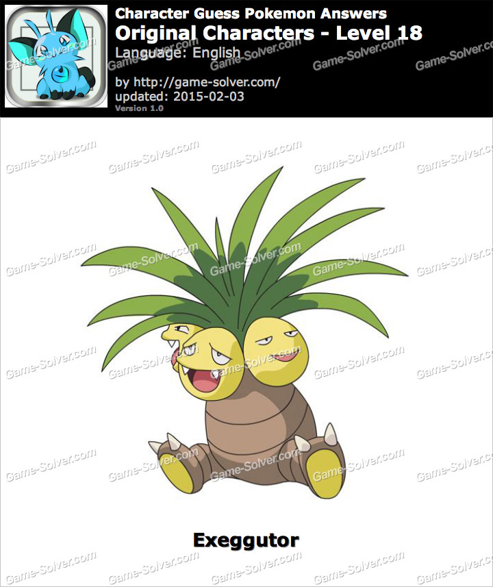 Original Character Level 18 • Game Solver