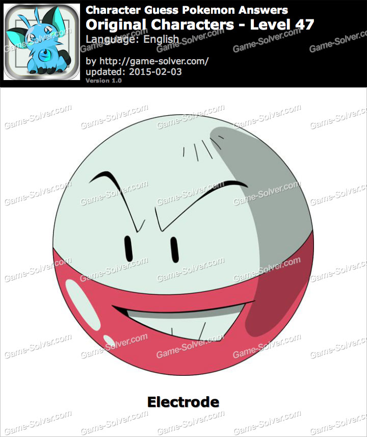Original Character Level 47 • Game Solver