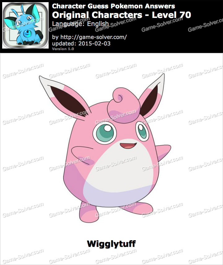 Original Character Level 70 • Game Solver