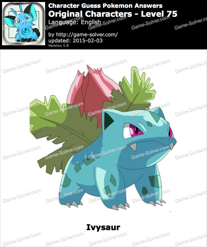 Original Character Level 75 • Game Solver