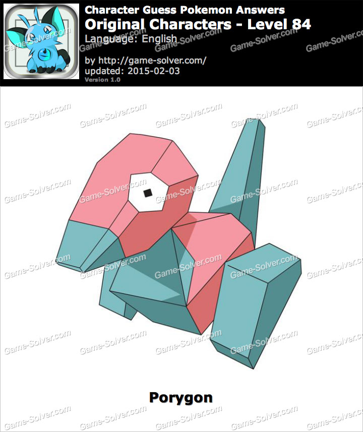 Original Character Level 84 • Game Solver