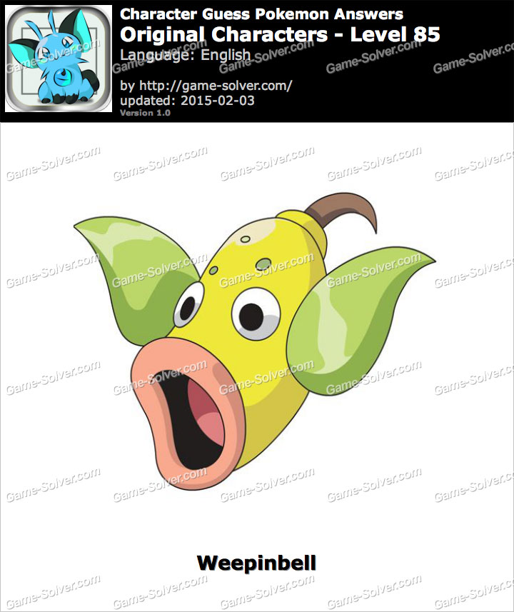 Original Character Level 85 • Game Solver