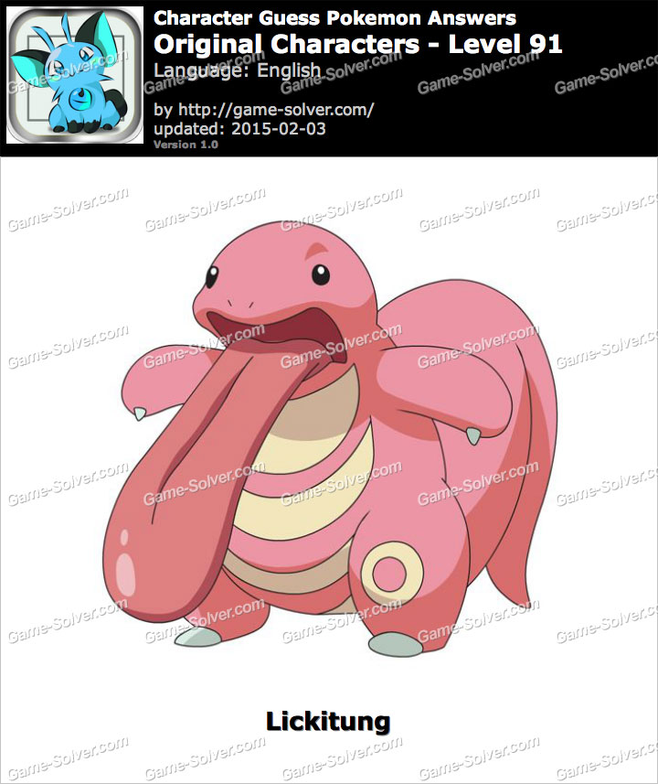 Original Character Level 91 • Game Solver