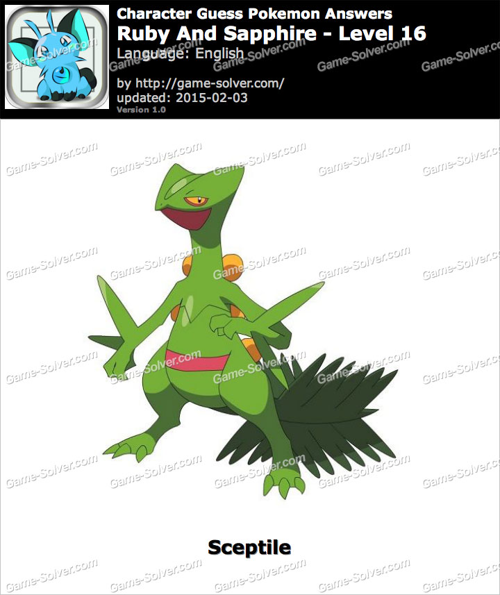 Ruby And Sapphire Level 16 • Game Solver