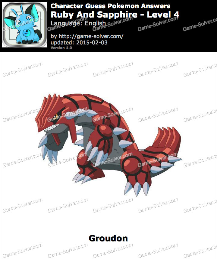 Ruby And Sapphire Level 4 • Game Solver