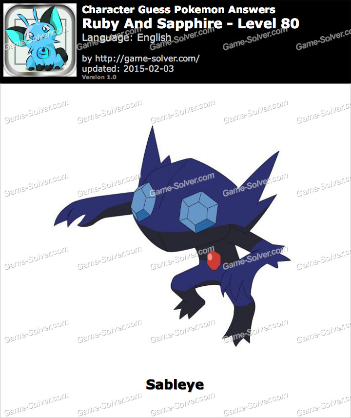 Ruby And Sapphire Level 80 • Game Solver