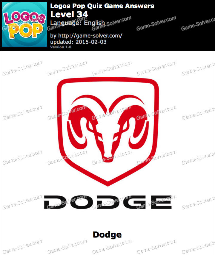 Logos Pop Quiz Game Level 34 • Game Solver