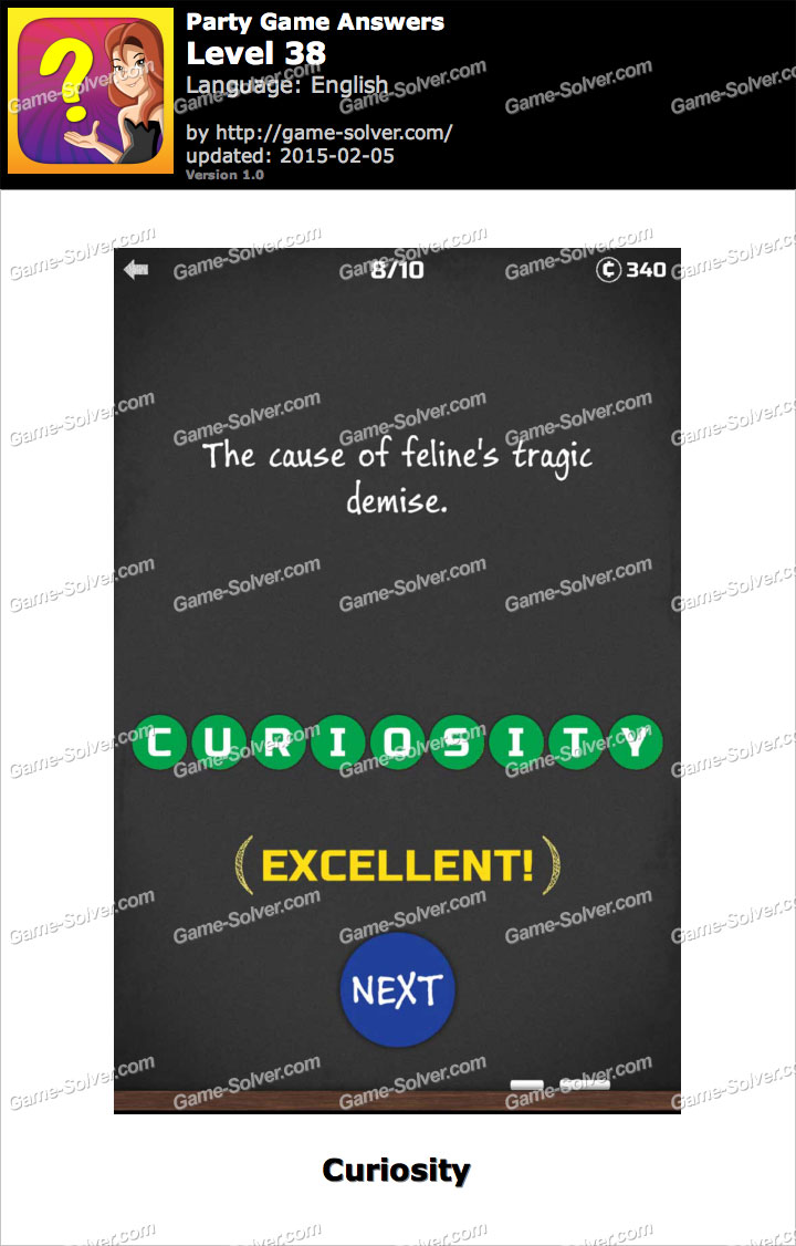 Party Game Level 38 • Game Solver