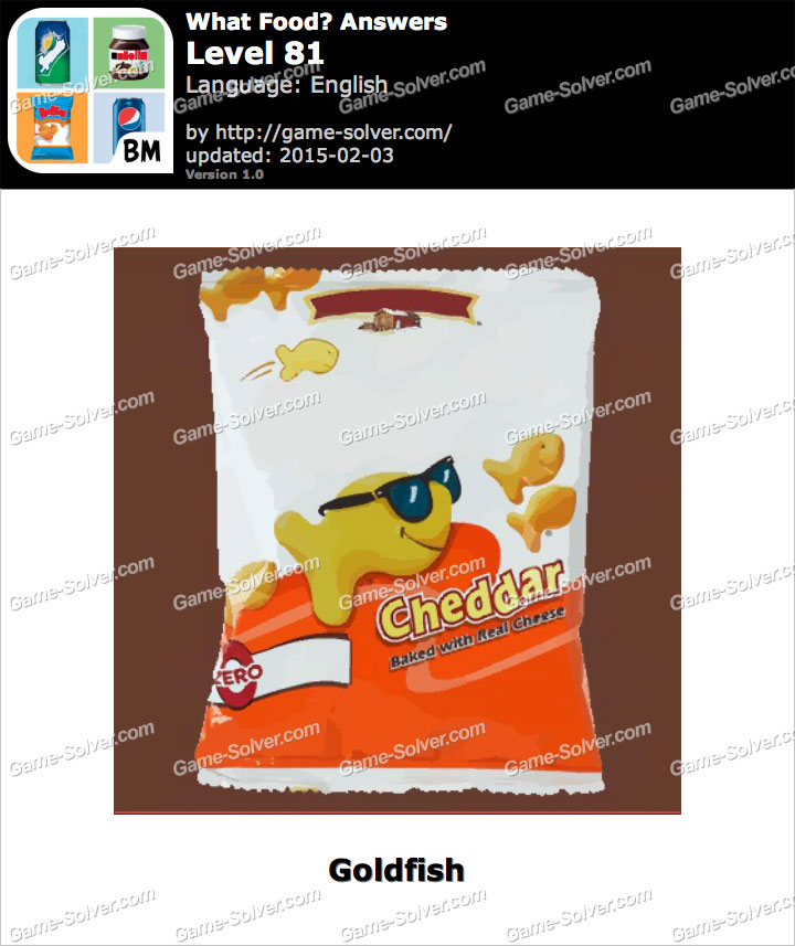 What Food Level 81 • Game Solver