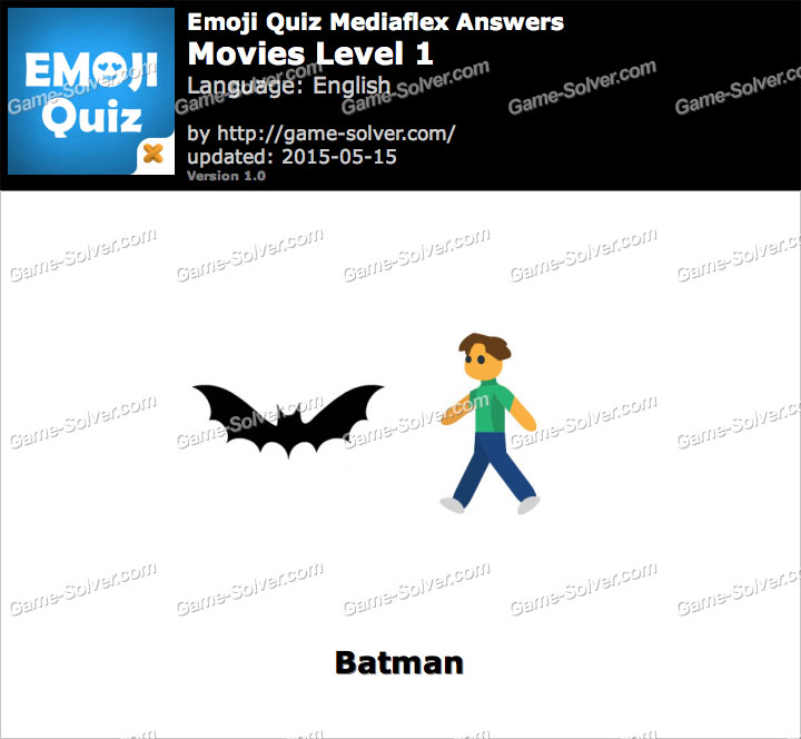 Emoji Quiz Movies Level 1 • Game Solver