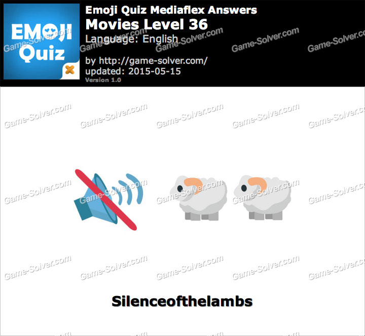 Emoji Quiz Movies Level 36 • Game Solver