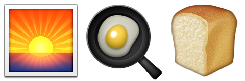 Guess Up Emoji Breakfast • Game Solver